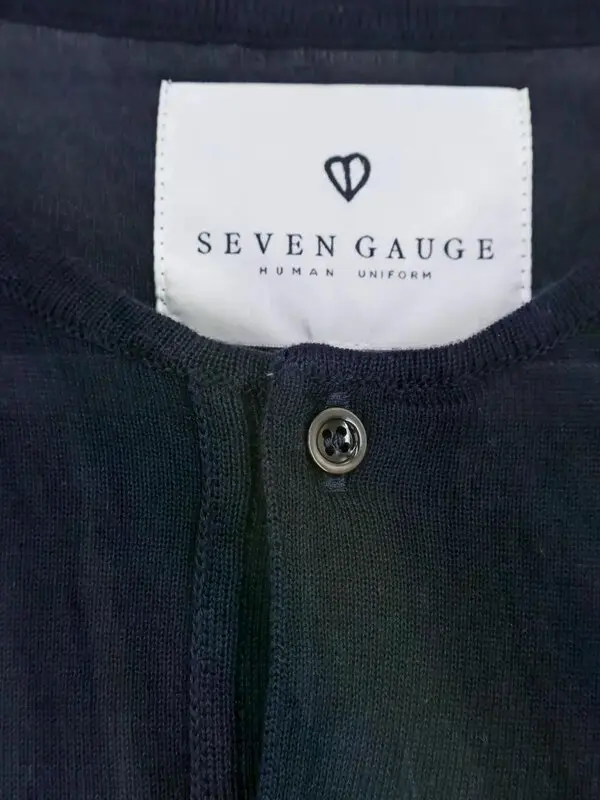 SEVEN GAUGE Button-fastening Serafino Sweater