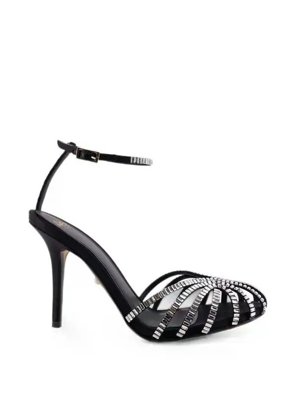 ALEVI MILANO Penelope Crystal-embellished Sandals - Black