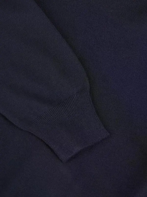 Tagliatore Roll-neck Knitted Sweater - Blue