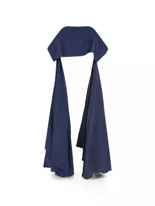 LAVI COUTURE Pleated Satin Stole