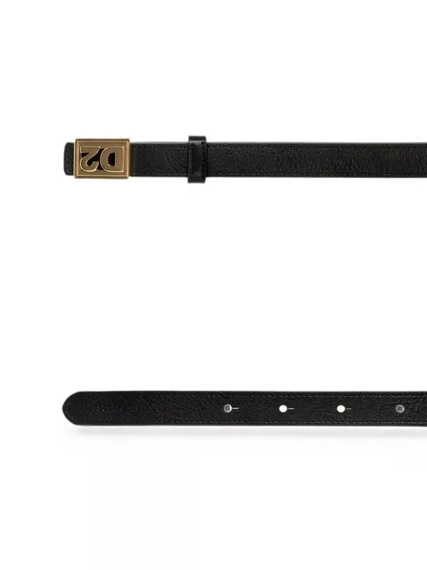 Dsquared2 Plaque Leather Belt