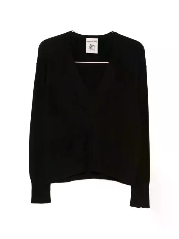 SEMICOUTURE Bertha Sweater - Black