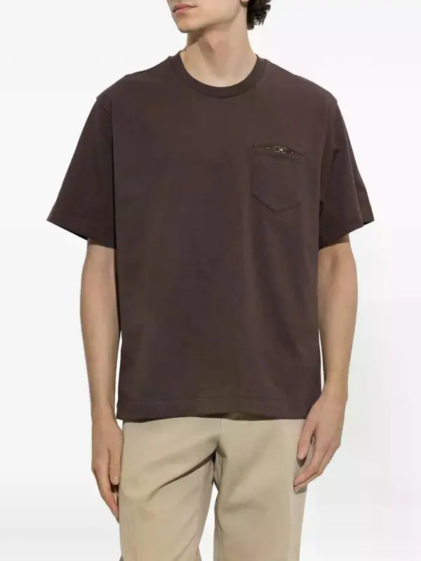 FERRAGAMO Gancini-detail Pocket T-shirt