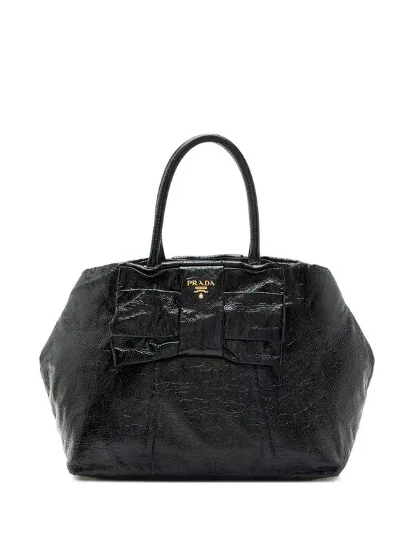 Prada Nappa Fiocco Bow Tote Bag