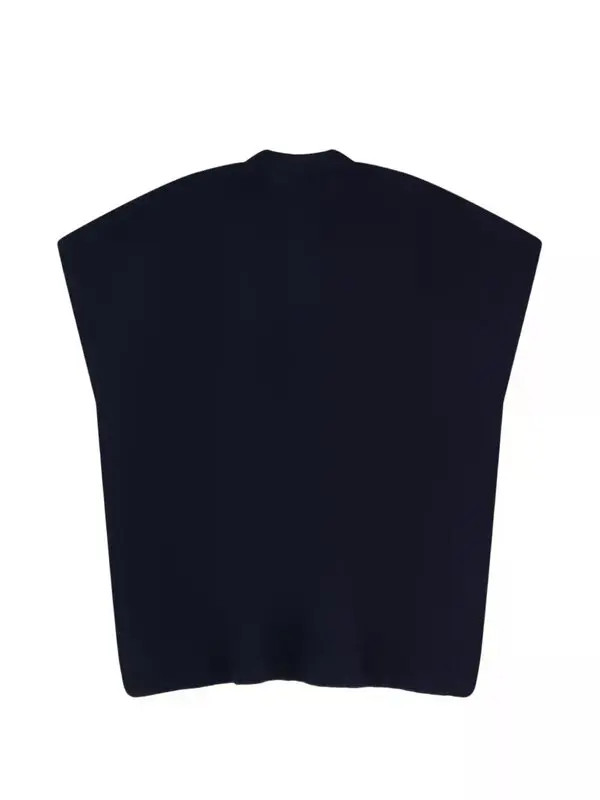 ALYSI Sleeveless Boxy-fit Sweater