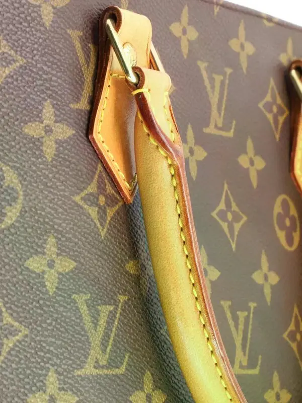LOUIS VUITTON Monogram Canvas Sac Plat Tote Bag - Brown