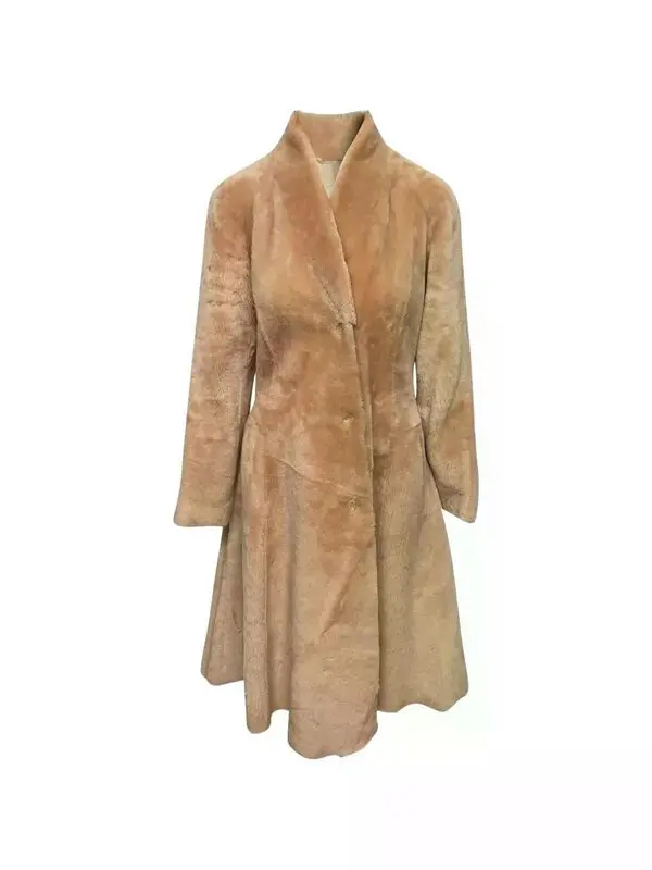 Bottega Veneta Belted Shearling Coat