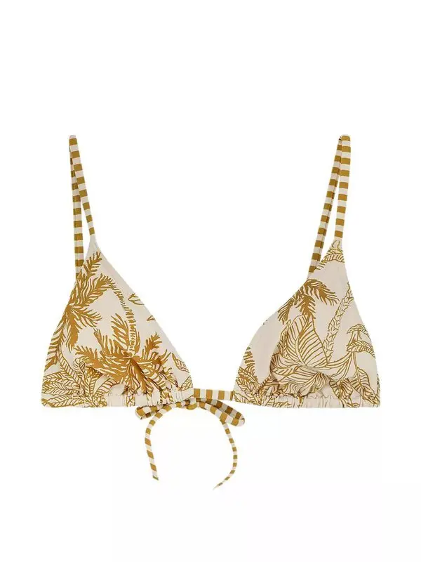 ERES Hamac Palm-print Triangle Bikini Top