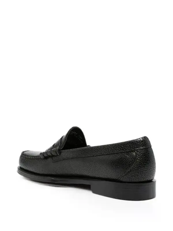 G.H.BASS Weejuns Larson Stingray-effect Leather Loafers