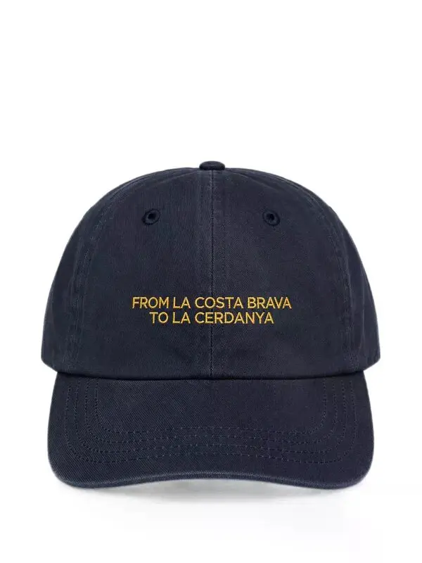 LES HÉRITIERS Roots Slogan-embroidered Cap