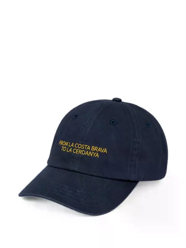LES HÉRITIERS Roots Slogan-embroidered Cap