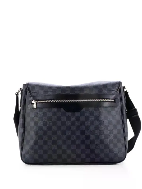 LOUIS VUITTON Damier Graphite Gm Messenger Bag - Black