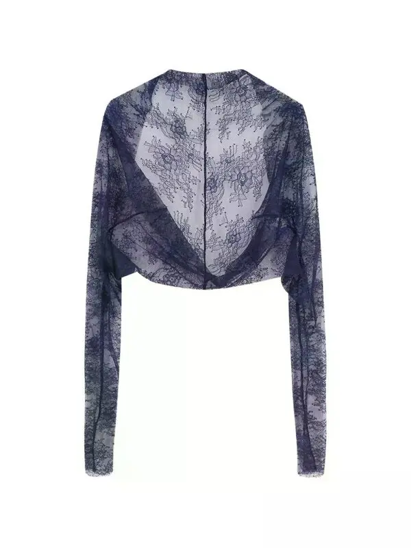 Alberta Ferretti Lace Shrug