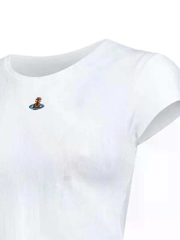VIVIENNE WESTWOOD Logo Patch Cropped T-shirt