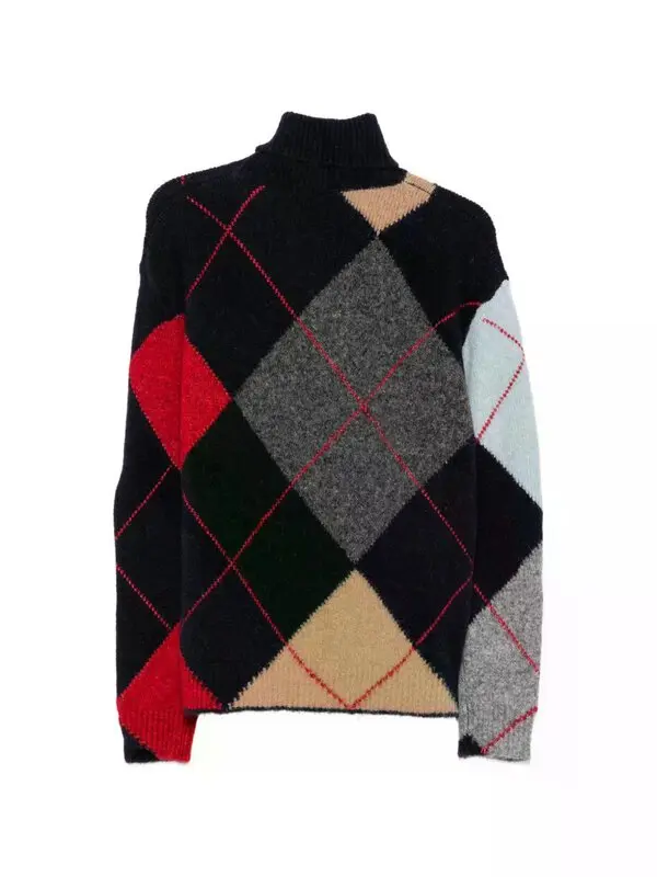 SEMICOUTURE Argyle-pattern Sweater