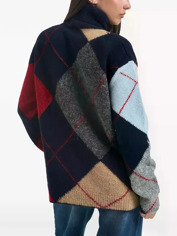 SEMICOUTURE Argyle Knit Sweater