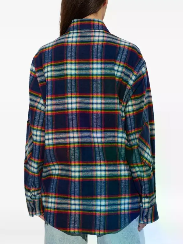 DARKPARK Check-pattern Cotton Shirt