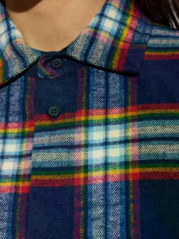 DARKPARK Check-pattern Cotton Shirt