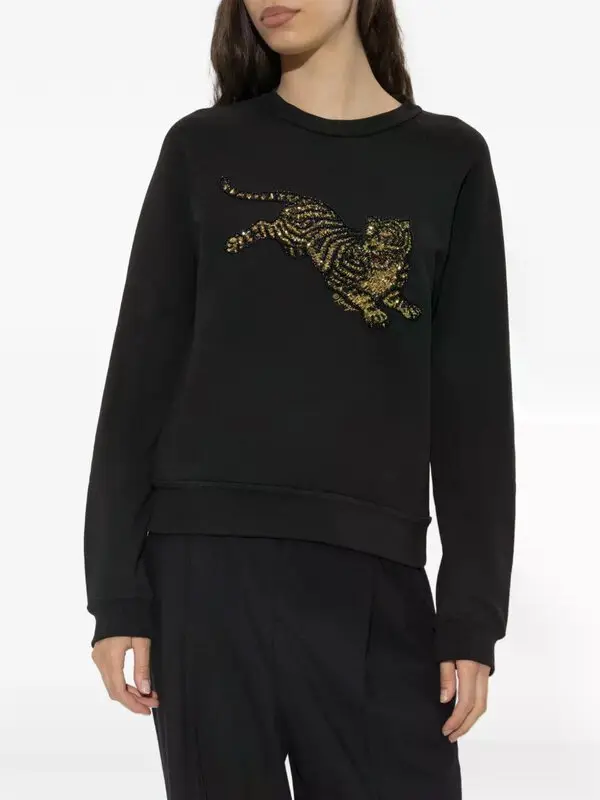 Kenzo Sequin-embellished Tiger Sweatshirt