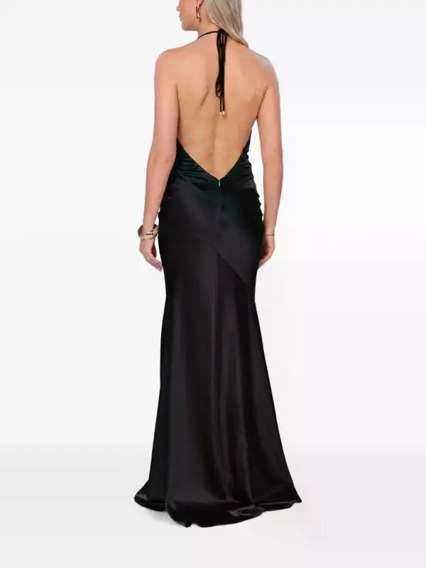 ROSERRY Cowl-neck Halterneck Dress
