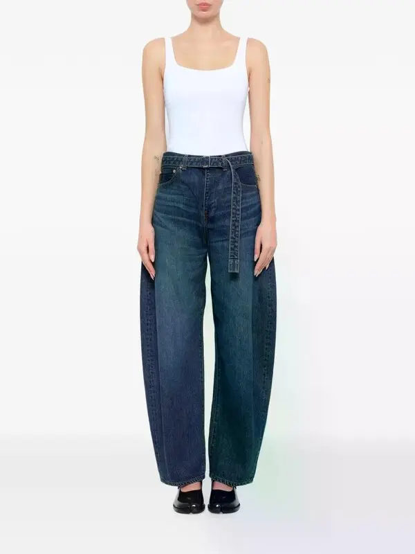 Sacai Barrel Panelled Jeans