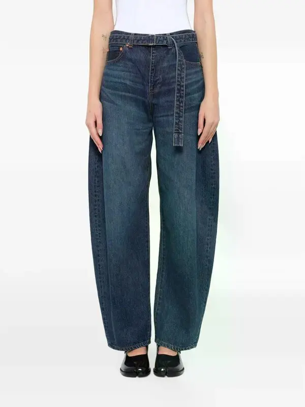 Sacai Barrel Panelled Jeans