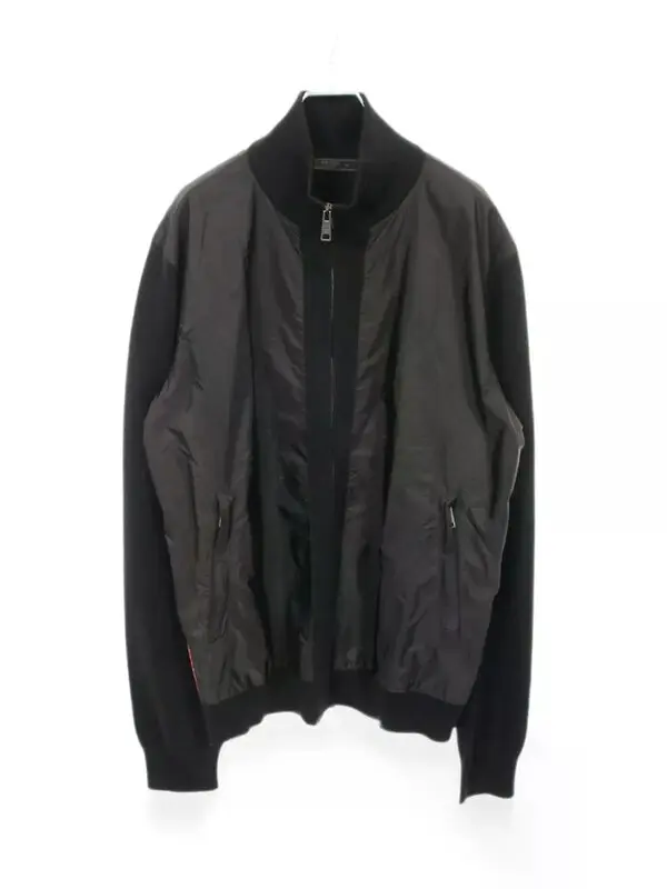 Prada 2000s Color-block Knit Jacket