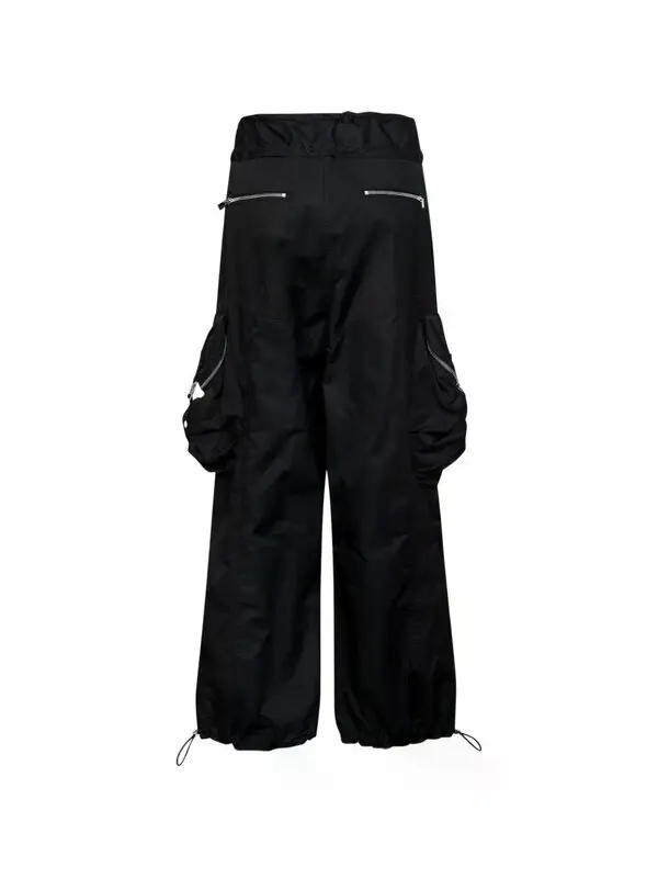 Attico Drawstring-waist Cargo-pockets Trousers