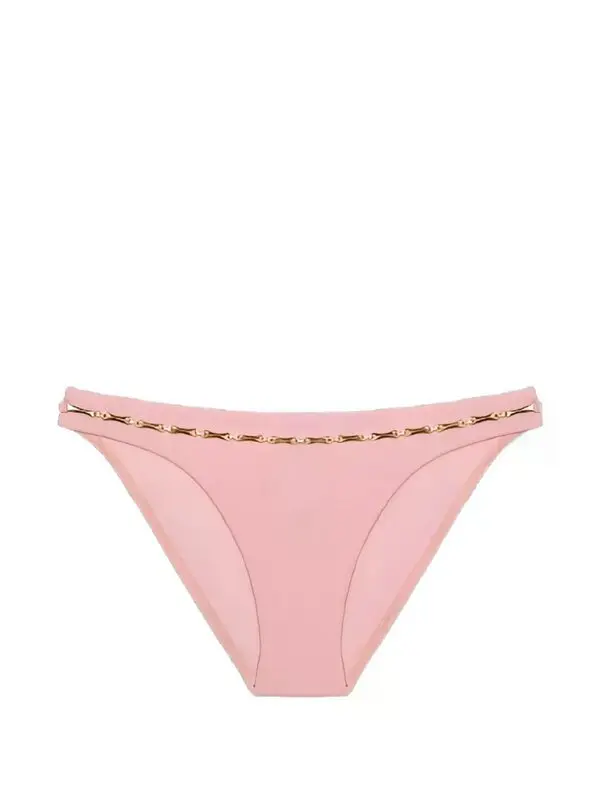 VIX PAULA HERMANNY Firenze Bell Chain-detail Bikini Bottoms - Pink