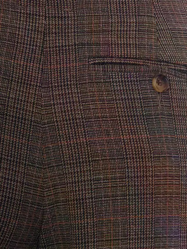 Liu Jo Tartan Check Straight-leg Trousers