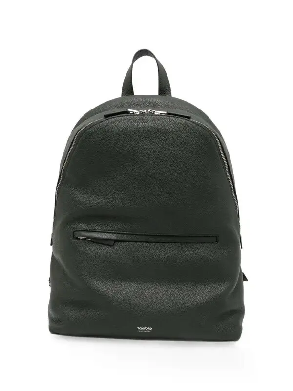 TOM FORD Leather Backpack - Green