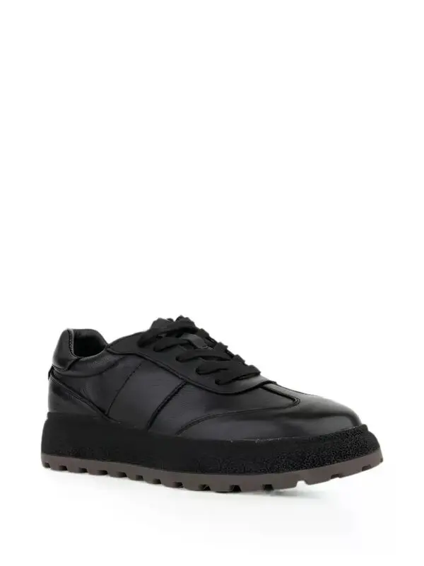 LINDA BAUMANN Chunky-sole Panelled Sneakers - Black
