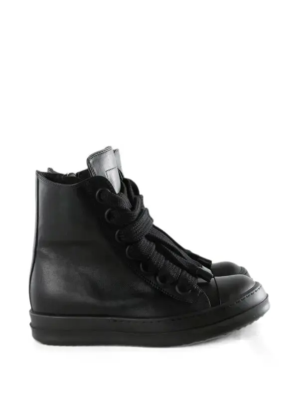 Rick Owens Jumbolace High-top Sneakers - Black