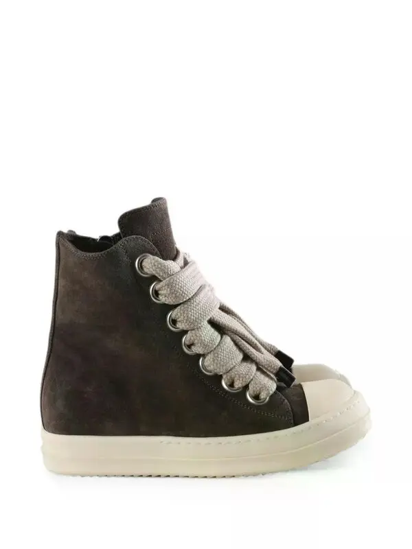 Rick Owens Jumbolace High-top Jumbo-lace Sneakers - Brown