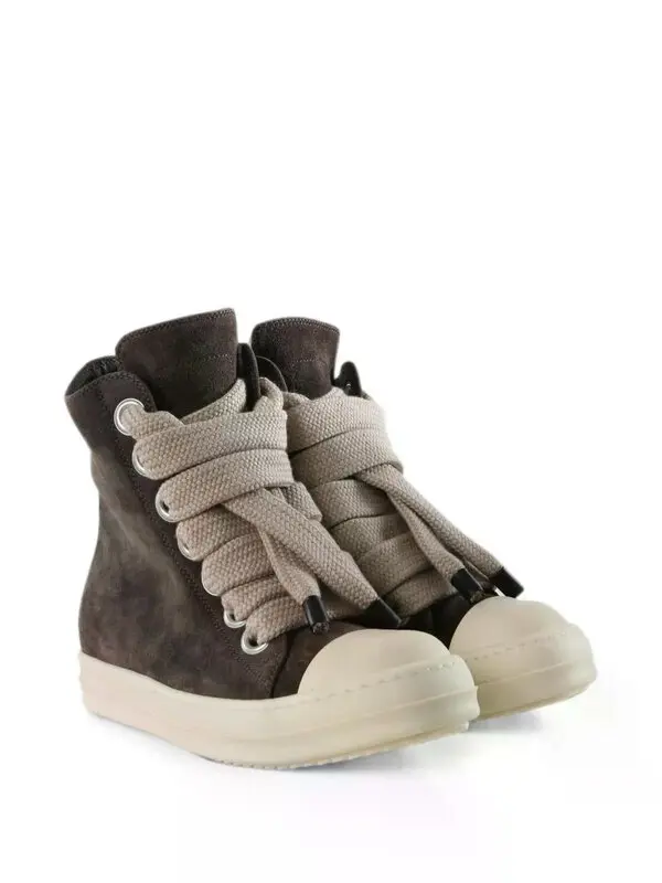 Rick Owens Jumbolace High-top Sneakers - Brown
