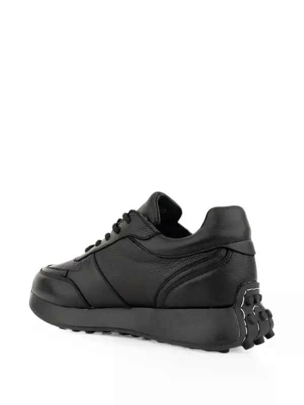 LINDA BAUMANN Lace-up Leather Sneakers