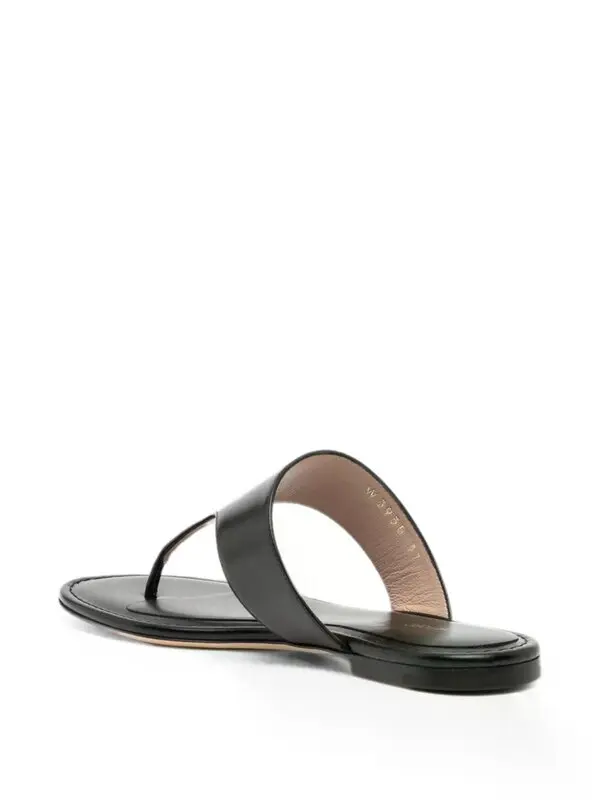 TOM FORD Lina Thong-strap Leather Flat Sandals