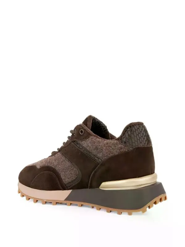 LINDA BAUMANN Panelled Lace-up Sneakers