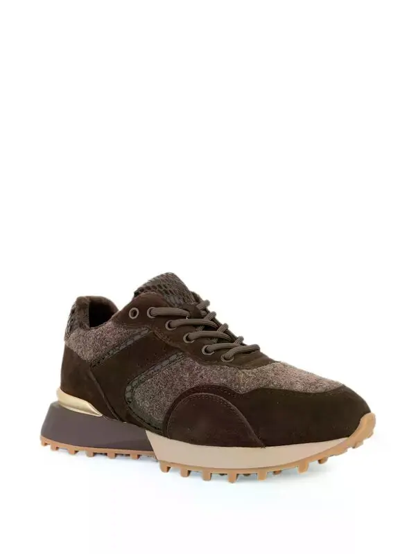 LINDA BAUMANN Panelled Lace-up Sneakers