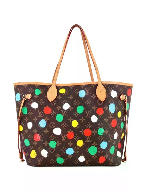 LOUIS VUITTON Monogram Canvas Painted Dots Mm Tote Bag - Brown