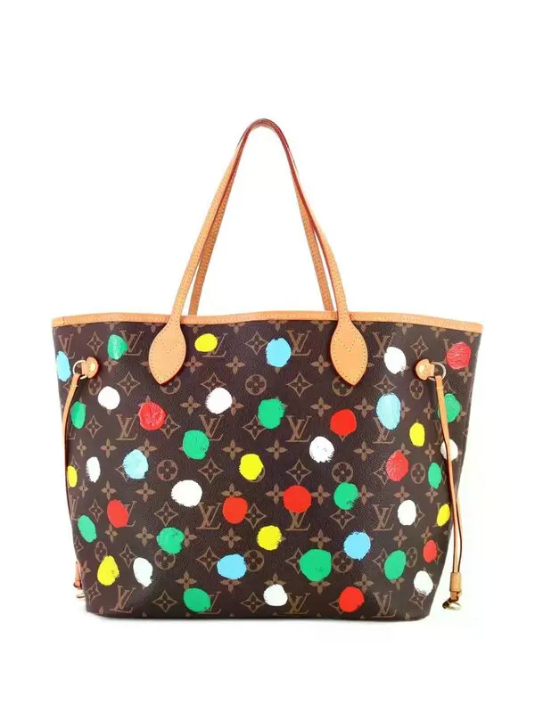 LOUIS VUITTON Monogram Canvas Painted Dots Mm Tote Bag - Brown