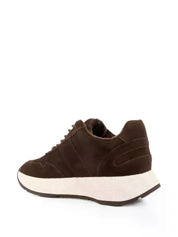 LINDA BAUMANN Suede Panelled Sneakers