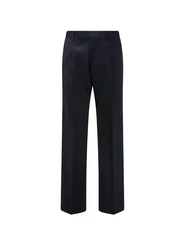 GERMANO 1952 Pressed-crease Straight-leg Trousers - Blue