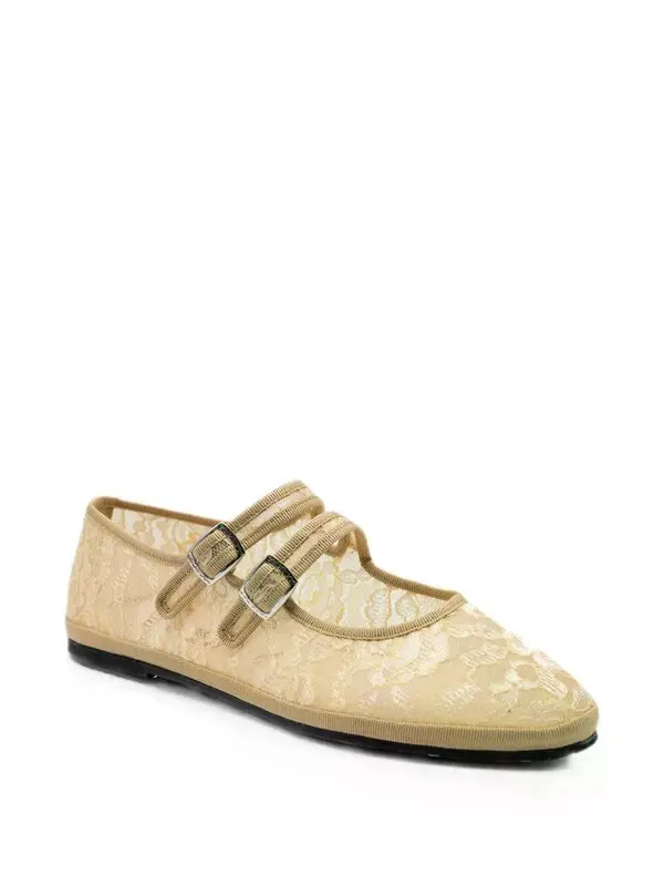 GONDOLINA Colombina Lace Mary Jane Ballet Flats