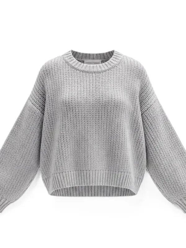 EMERSON RENALDI Chunky Knit Crew Neck Sweater