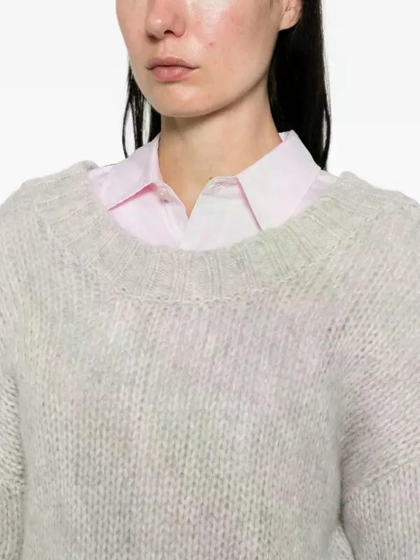 EMERSON RENALDI Chunky Knit Crew Neck Sweater