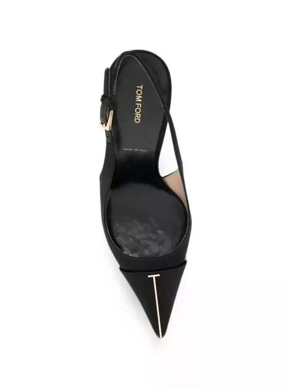 TOM FORD Crystal-embellished Slingback Pumps