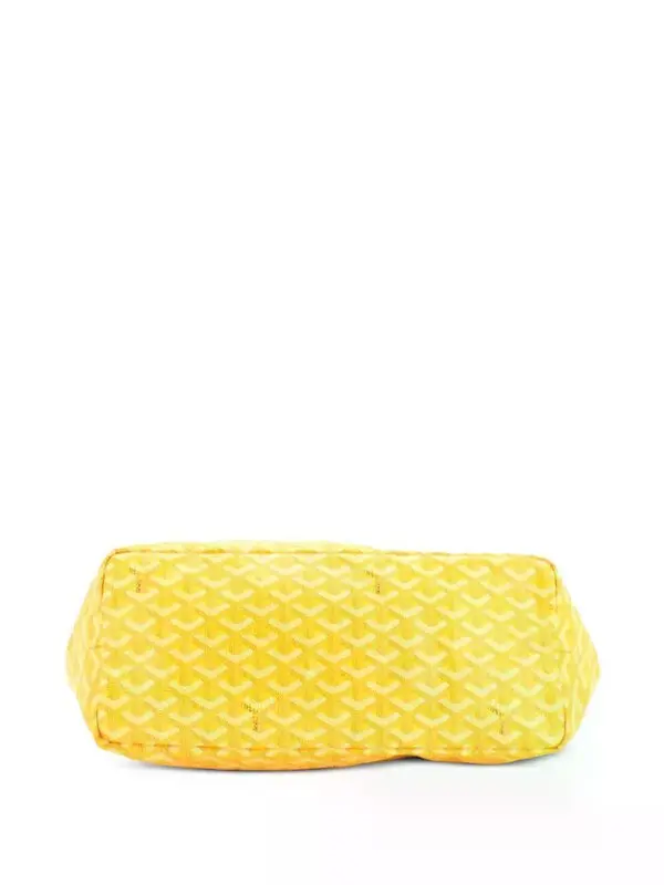 Goyard Saint Louis Coated Canvas Pm Tote Bag - Yellow