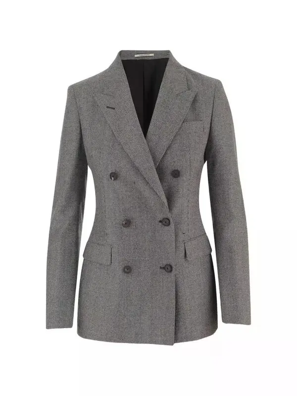 Tagliatore Double-breasted Micro-check Blazer