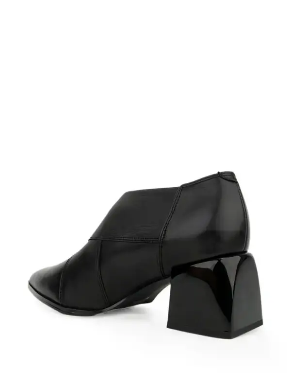 LINDA BAUMANN Panelled Block-heel Pumps